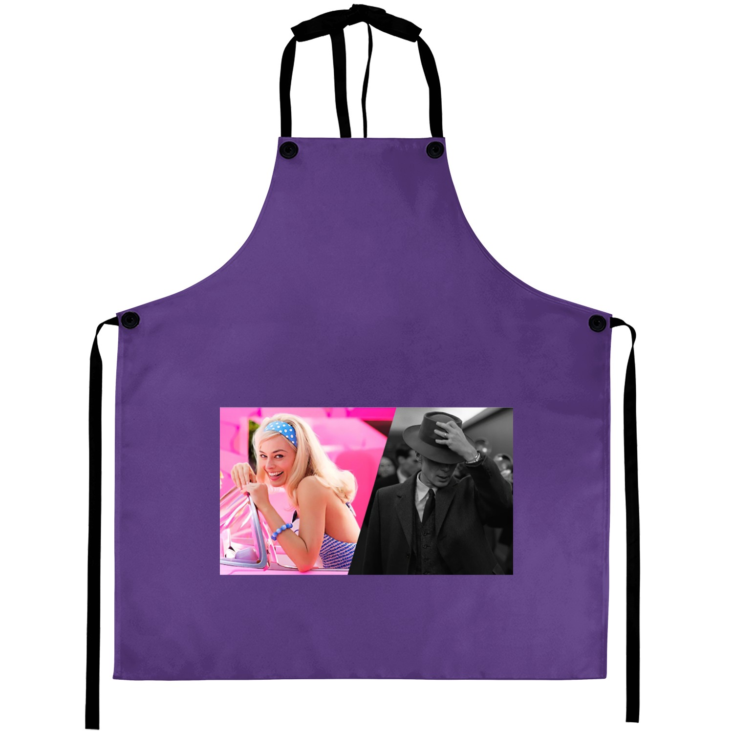 Oppenheimer Barbie Movie Aprons