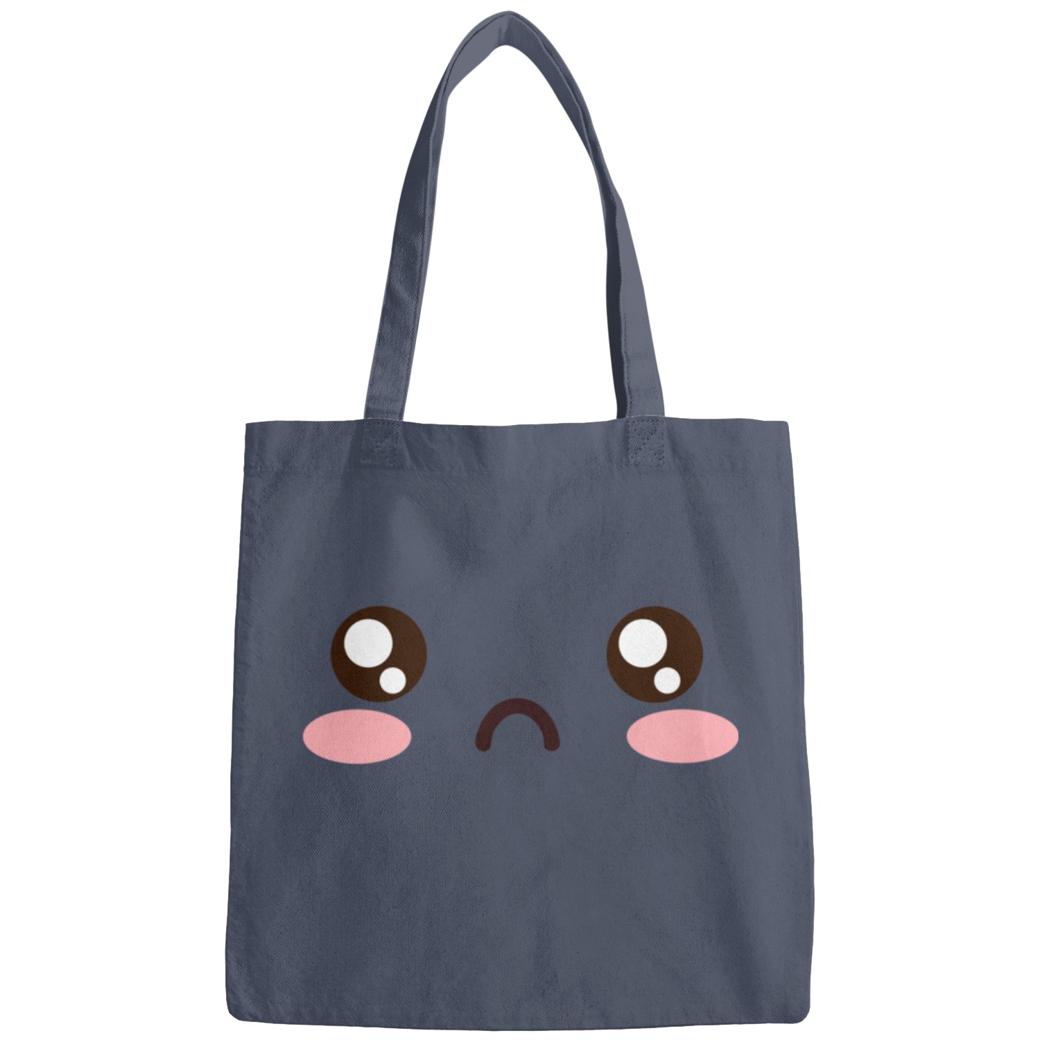 CUTE ANIME JAPANESE EMOJIEMOTICON SAD FACE Bags