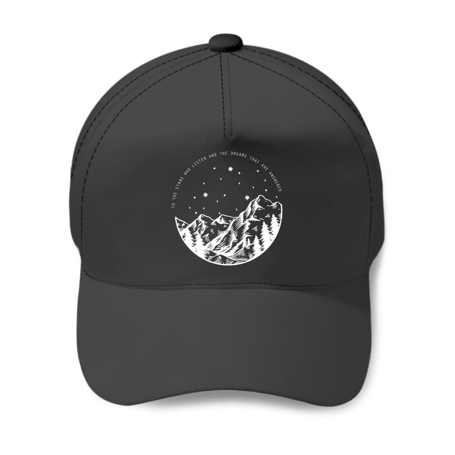 ACOTAR Stars Who Listen & Dreams That Are Answered Baseball Caps ...
