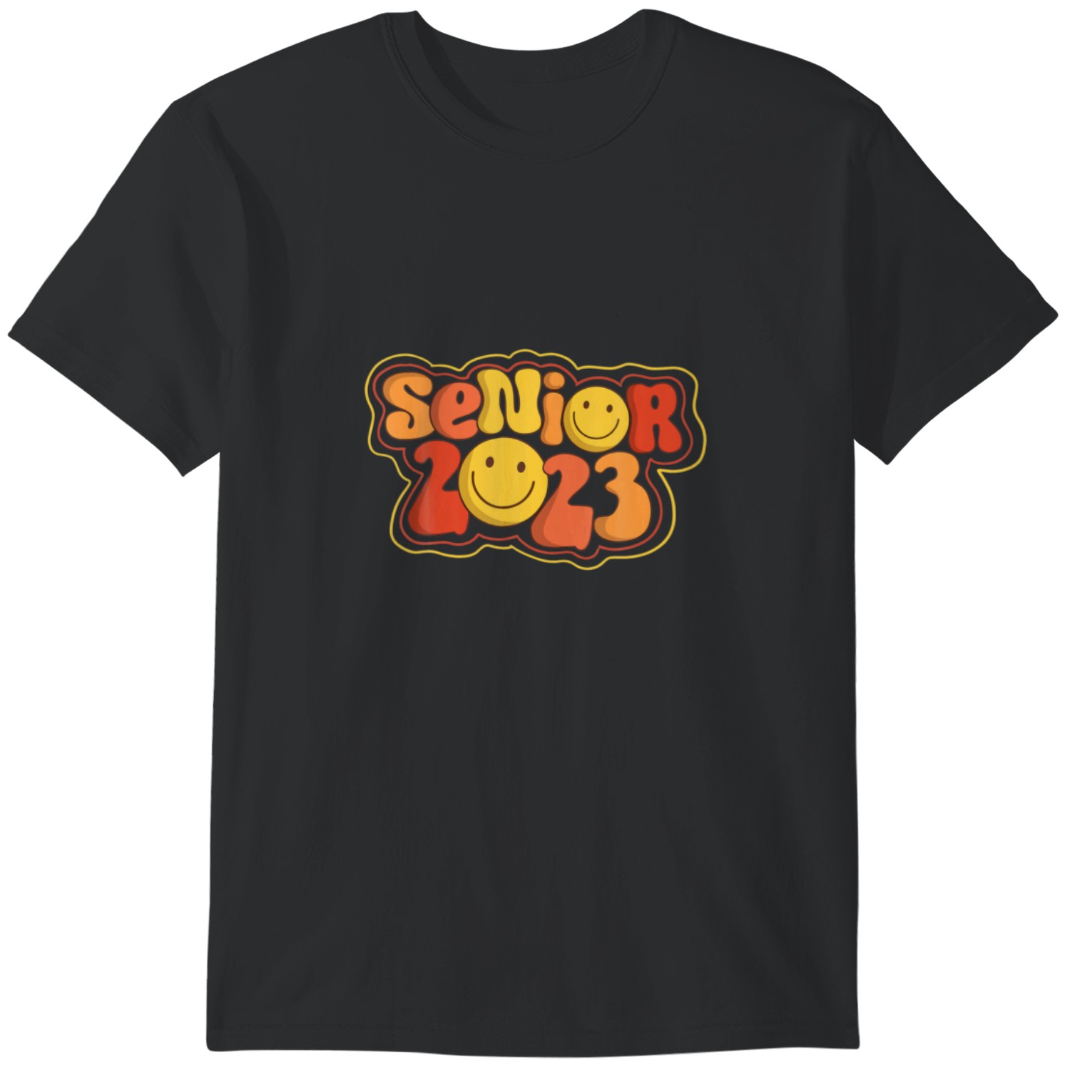 Senior 2023 , Class Of 2023 Retro 2023 Graduates Camisetas Clásicas