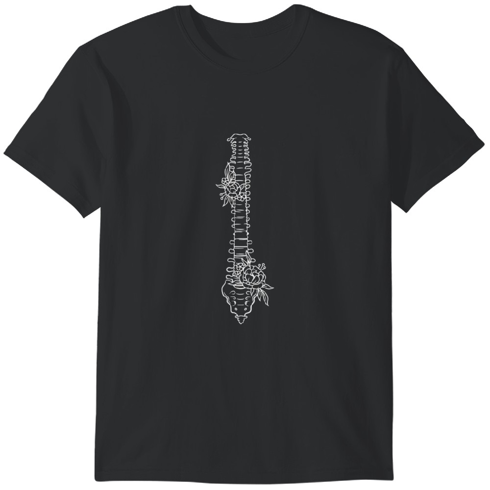 Floral Spine Anatomy , Spine , Spinal Anatomy Camisetas Clásicas