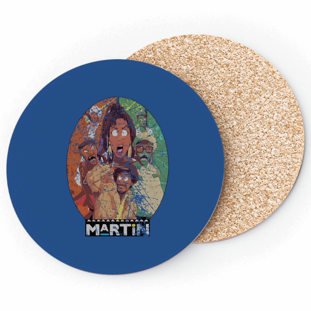 Black Tv Shows Martin Vintage - Black Tv Show - Coasters