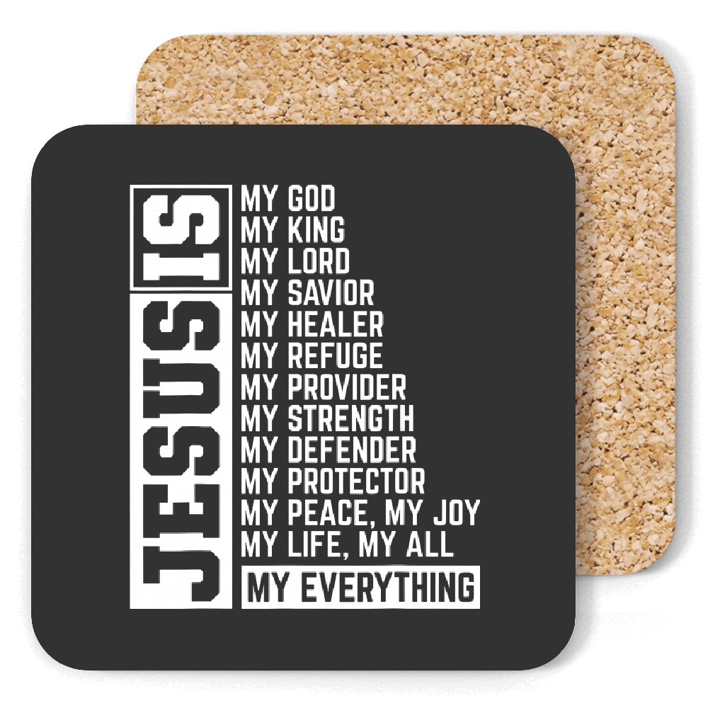 Faith Cross Christian Religious Jesus Lord Gift Jesus Coaster
