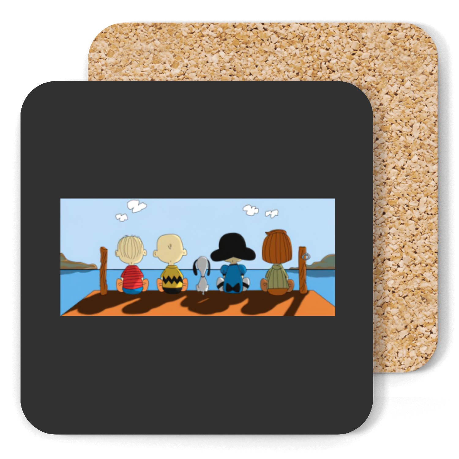 Landscape - Peanuts Fan Art - Coasters