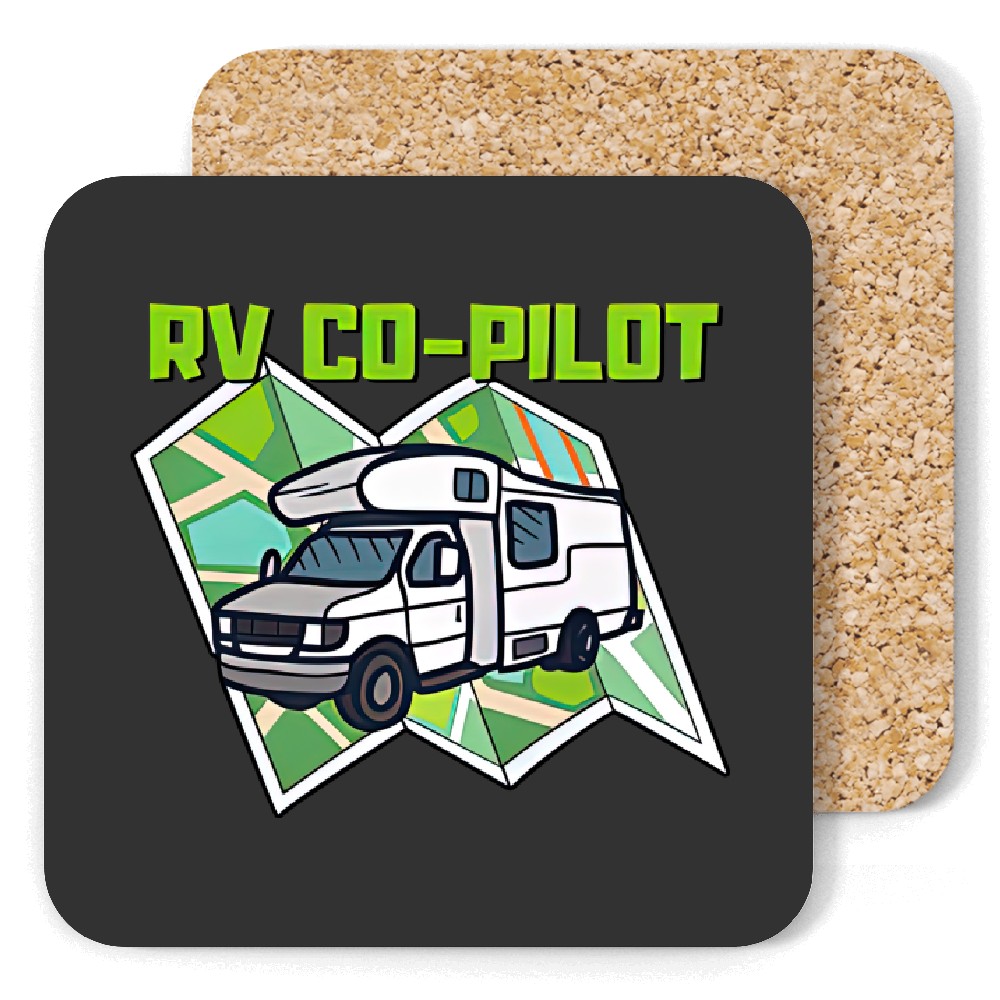 RV Pilot & Co-Pilot Matching Camper Motorhome Gifts - Rv Camping - Coasters