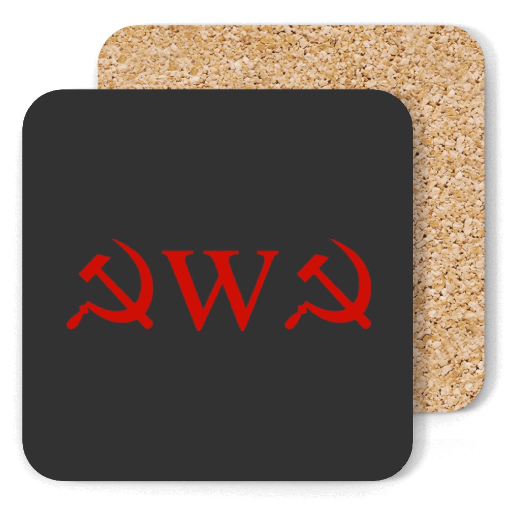 Communist Uwu Cute Face Emoji Coasters