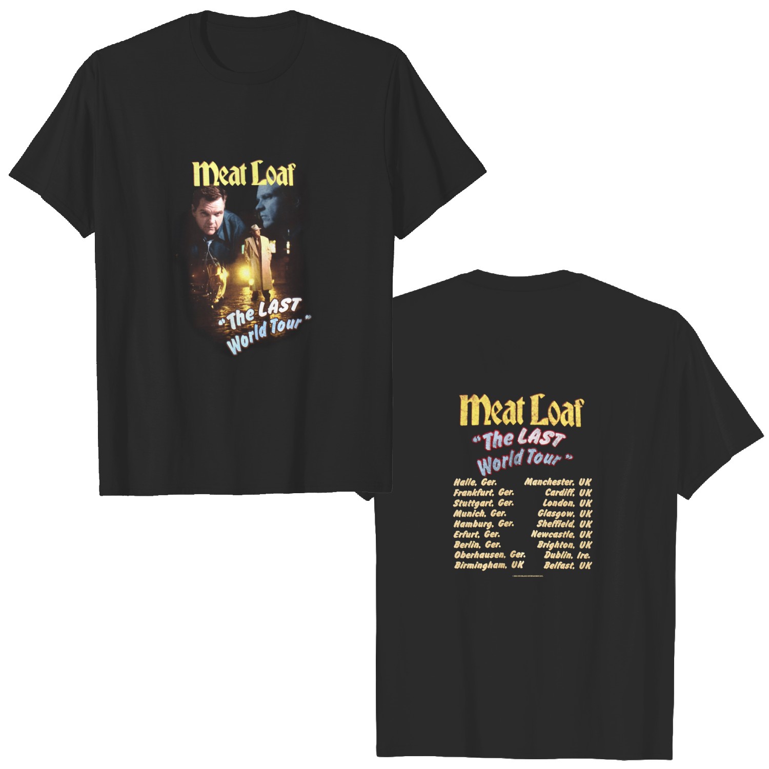 Vintage Meat Loaf Tour T-shirt