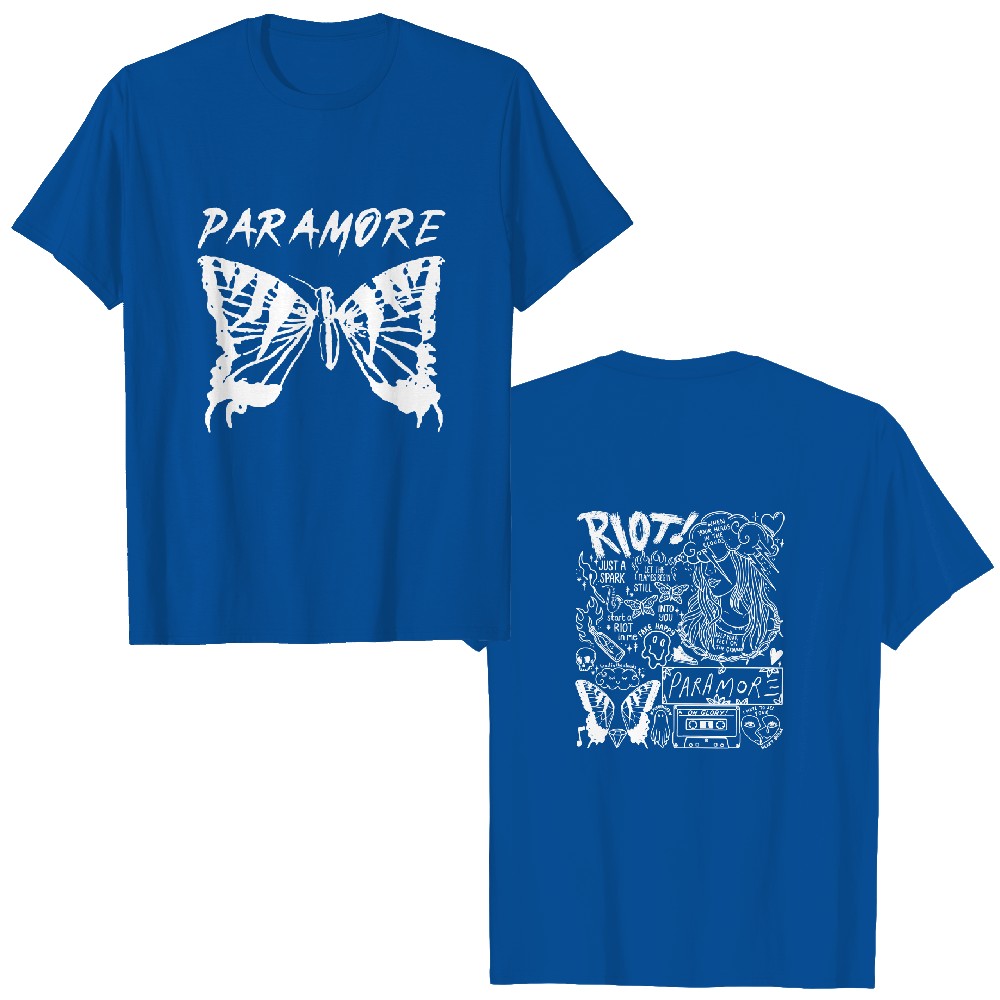 Paramore Doodle Art Shirt, 2 Side Vintage Paramore Album Lyric Merch Tee