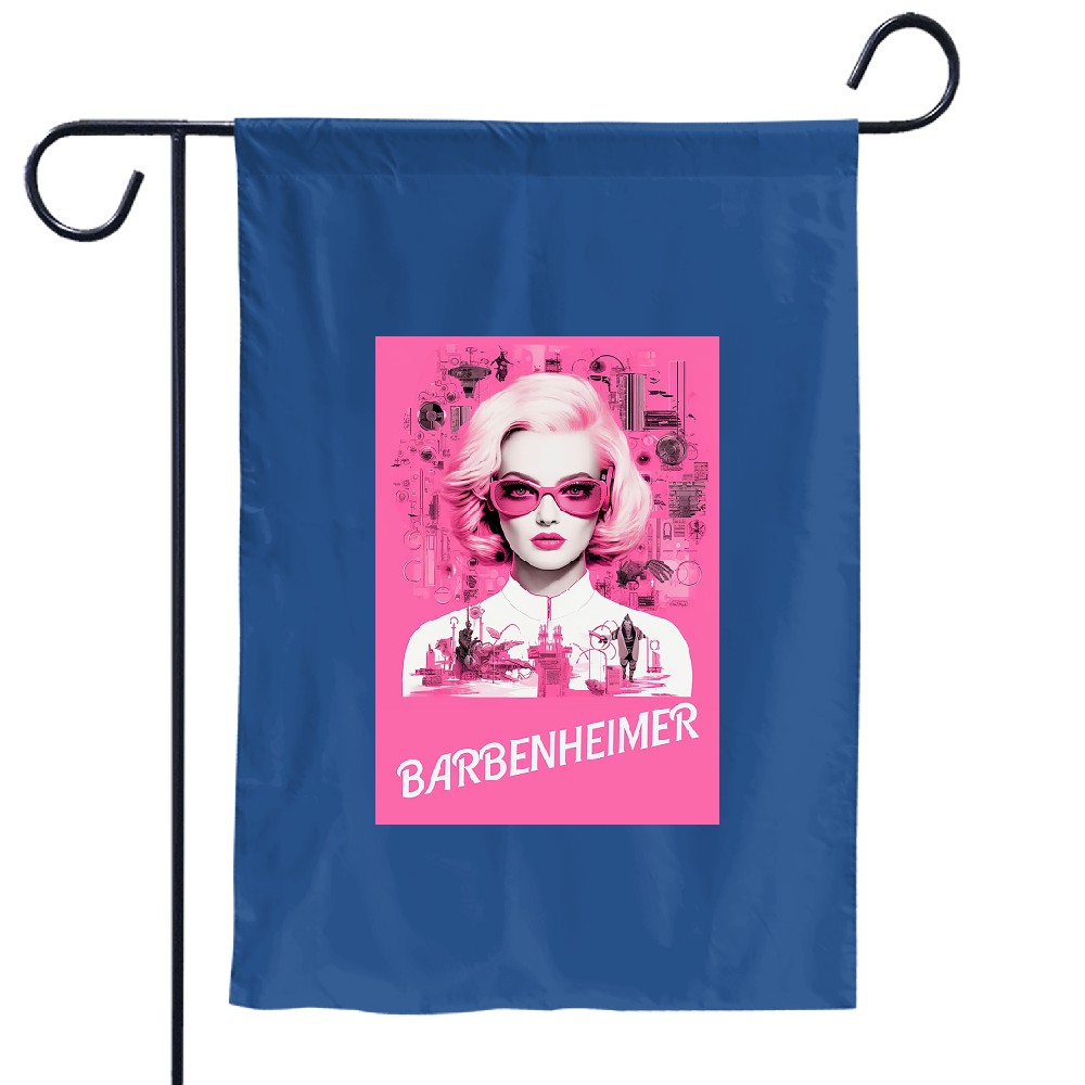Oppenheimer Barbie Movie Garden Flags