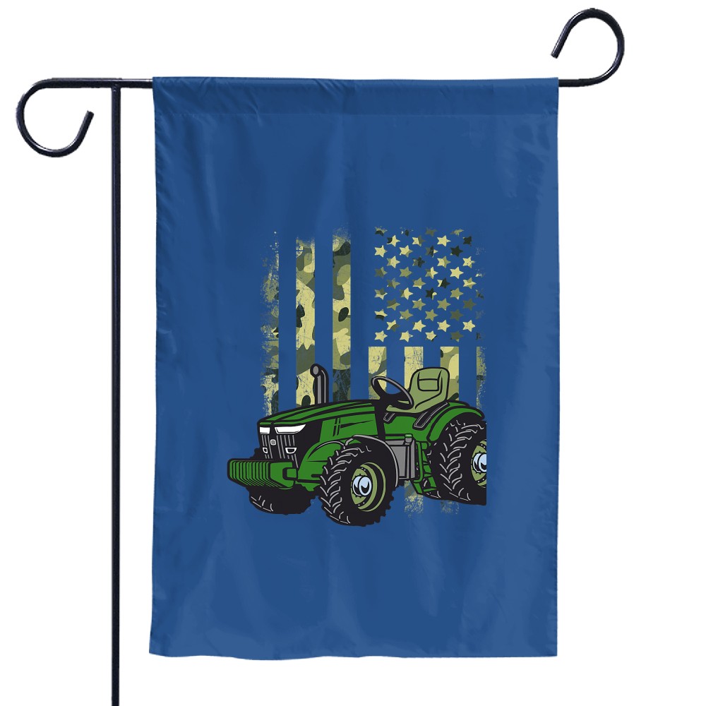 Tractor Driving Patriotic Camouflage American Flag Farm Tractor 1 ...