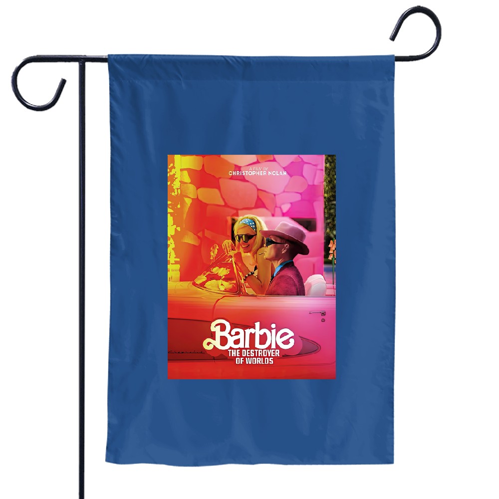 Oppenheimer Barbie Movie Garden Flags