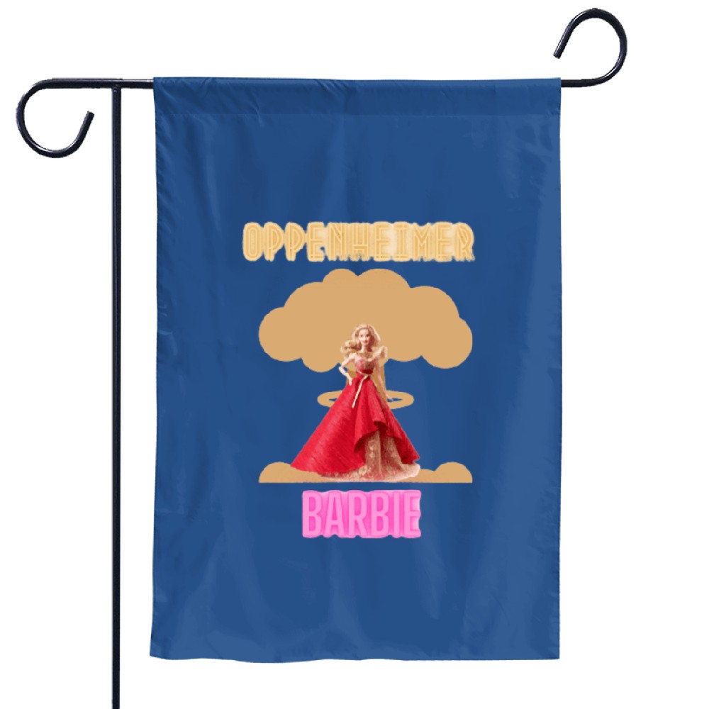 Oppenheimer X Barbie Garden Flags