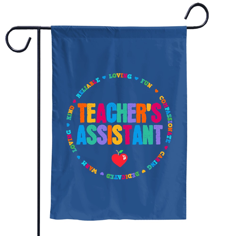 Teachers Assistant Paraprofessional SPED Autism Special Ed Garden Flags