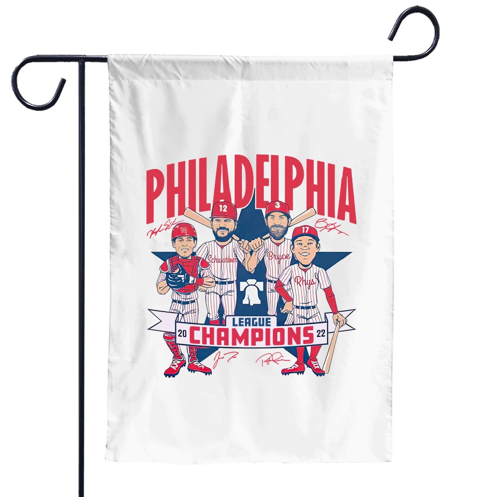 Philadelphia National Champions 2022 Garden Flags, Phillies World ...