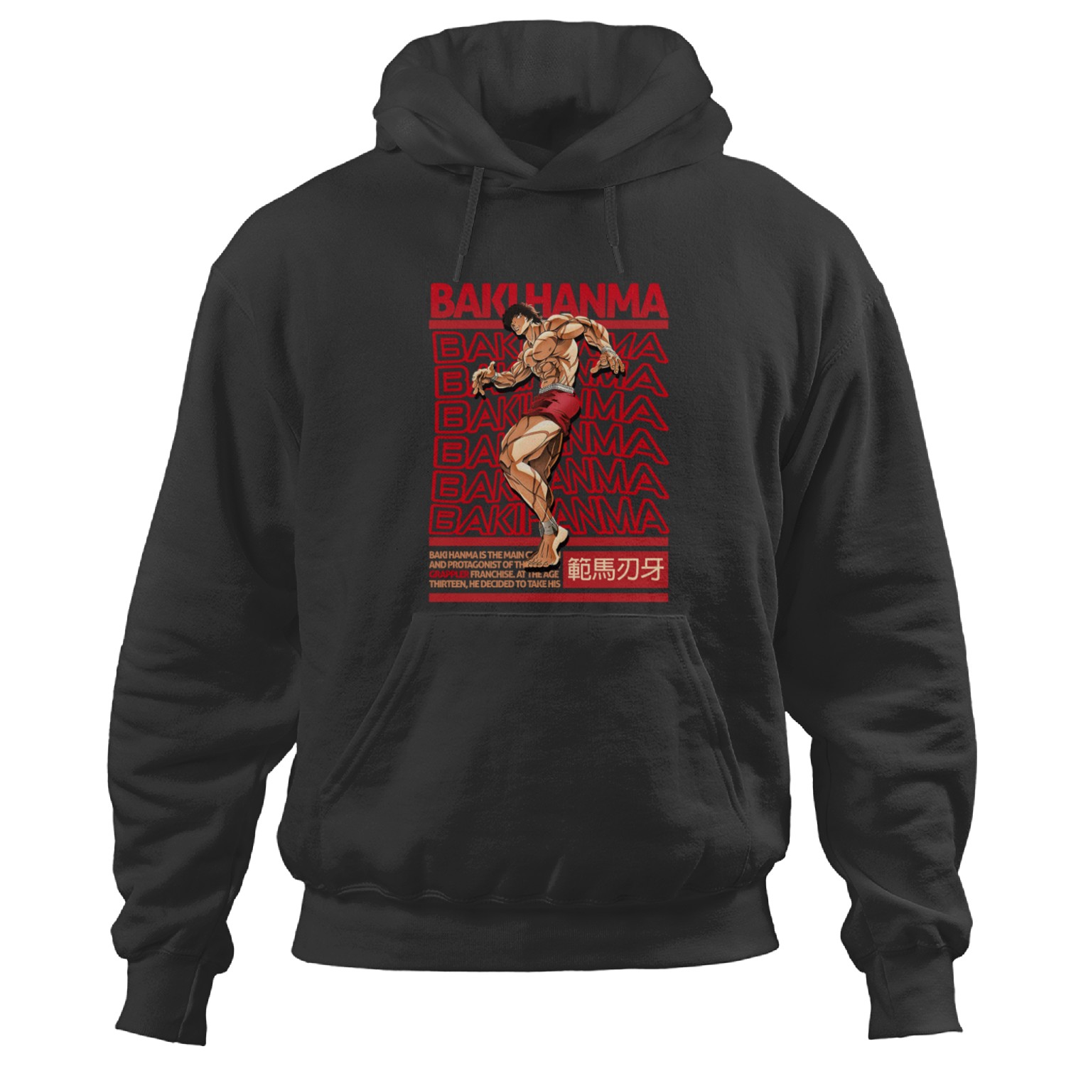 Hanma Baki Brutalism - Hanma Baki - Hoodies