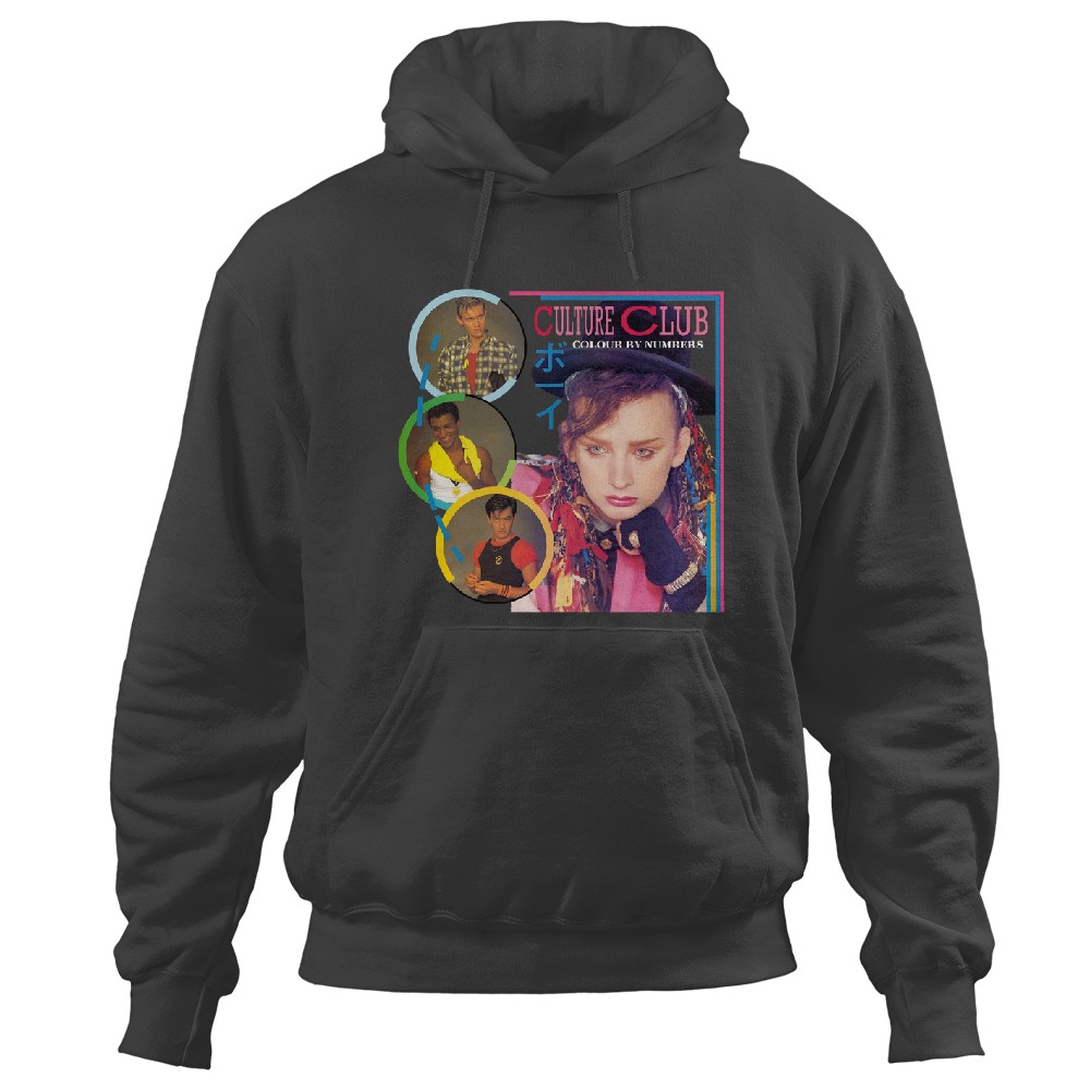 Vintage Boy George 80s Bootleg CULTURE CLUB Hoodies