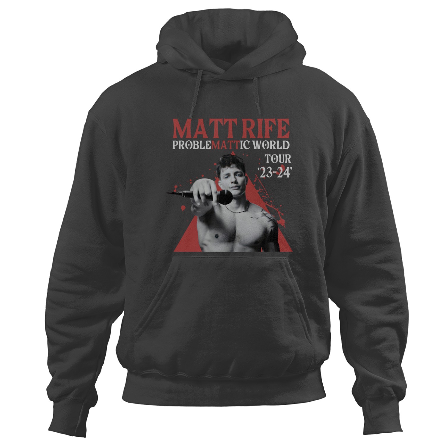 Matt Rife Music K2 Hoodies, Problematic World Tour 2023 90s Y2K Merch ...