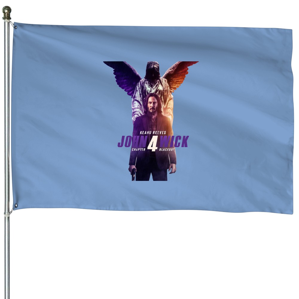 John Wick 4 House Flags - Keanu House Flags, John Wick The Boogeyman House Flags, John Wick ...