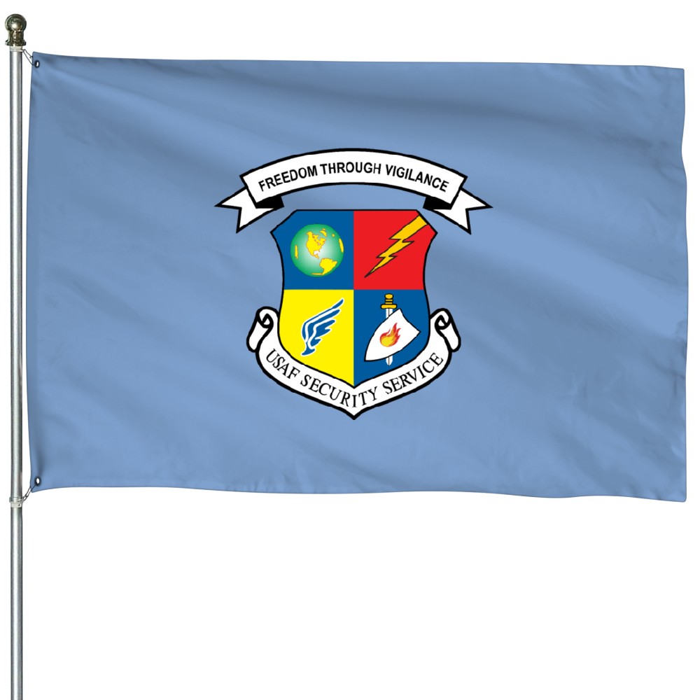 USAFSS Emblem House Flags