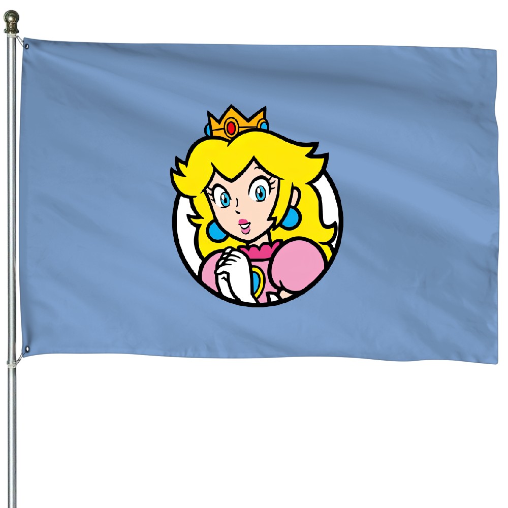 Princess Peach House Flags, Princess Peach Nintento World House Flags ...