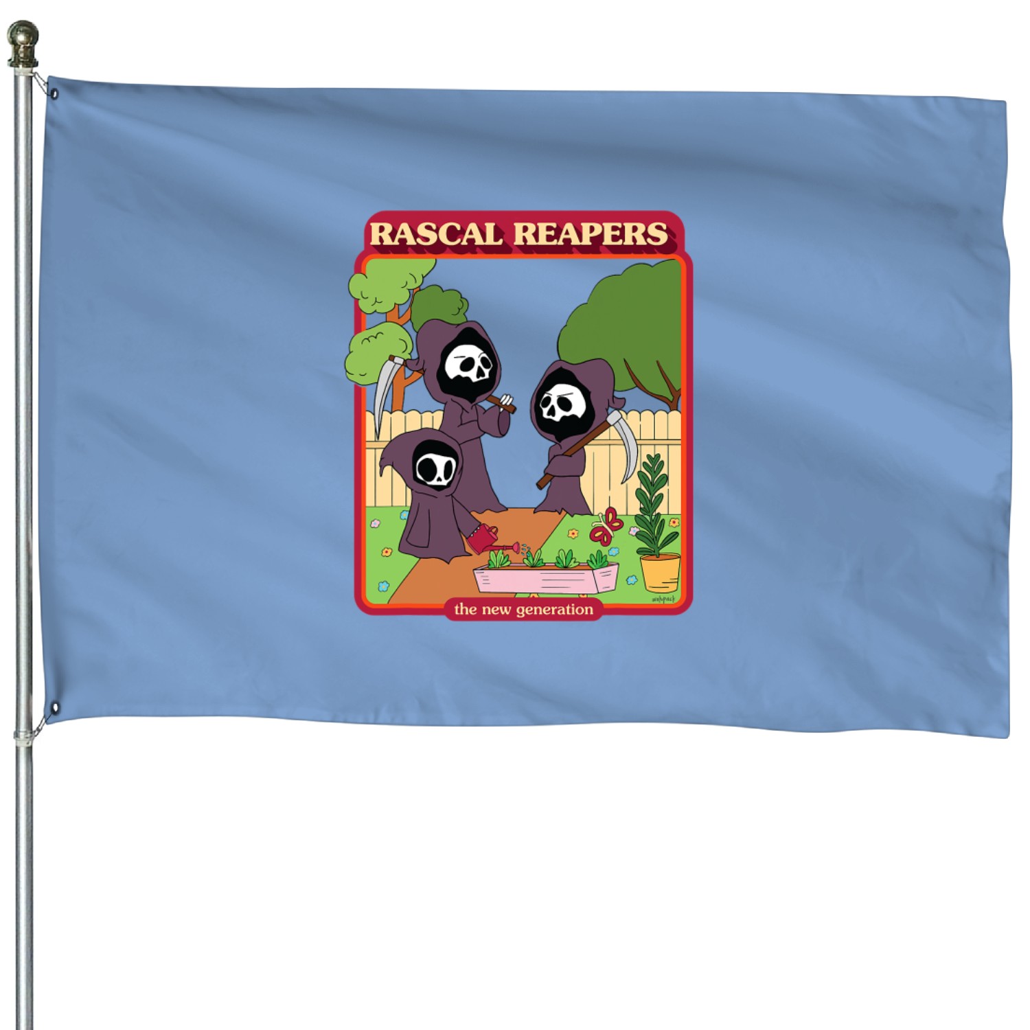 Rascal Reapers The New Generation Funny Grim Reaper House Flags