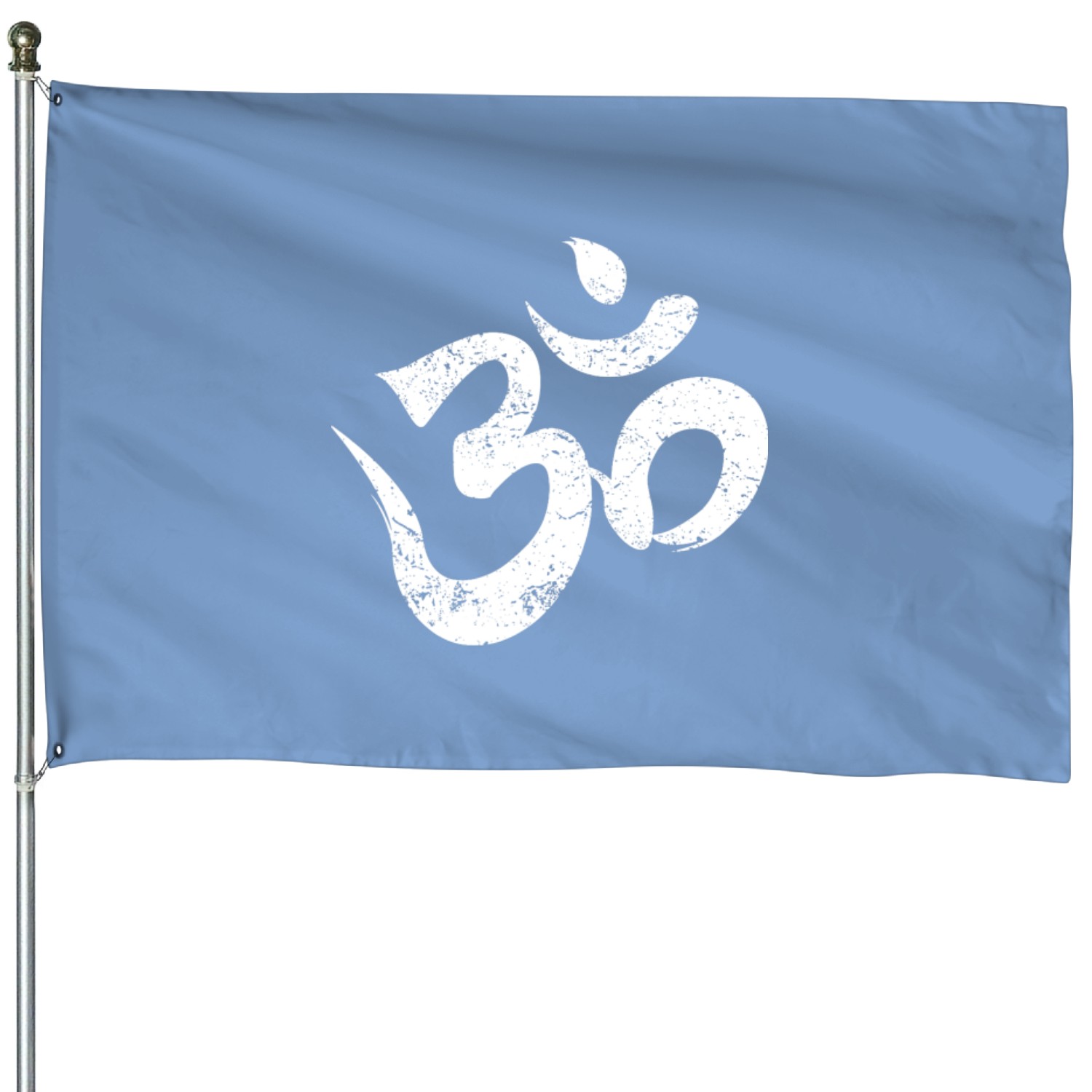 Ohm Meditation Symbol Aum Spiritual Indian Buddhism Omkar House Flags