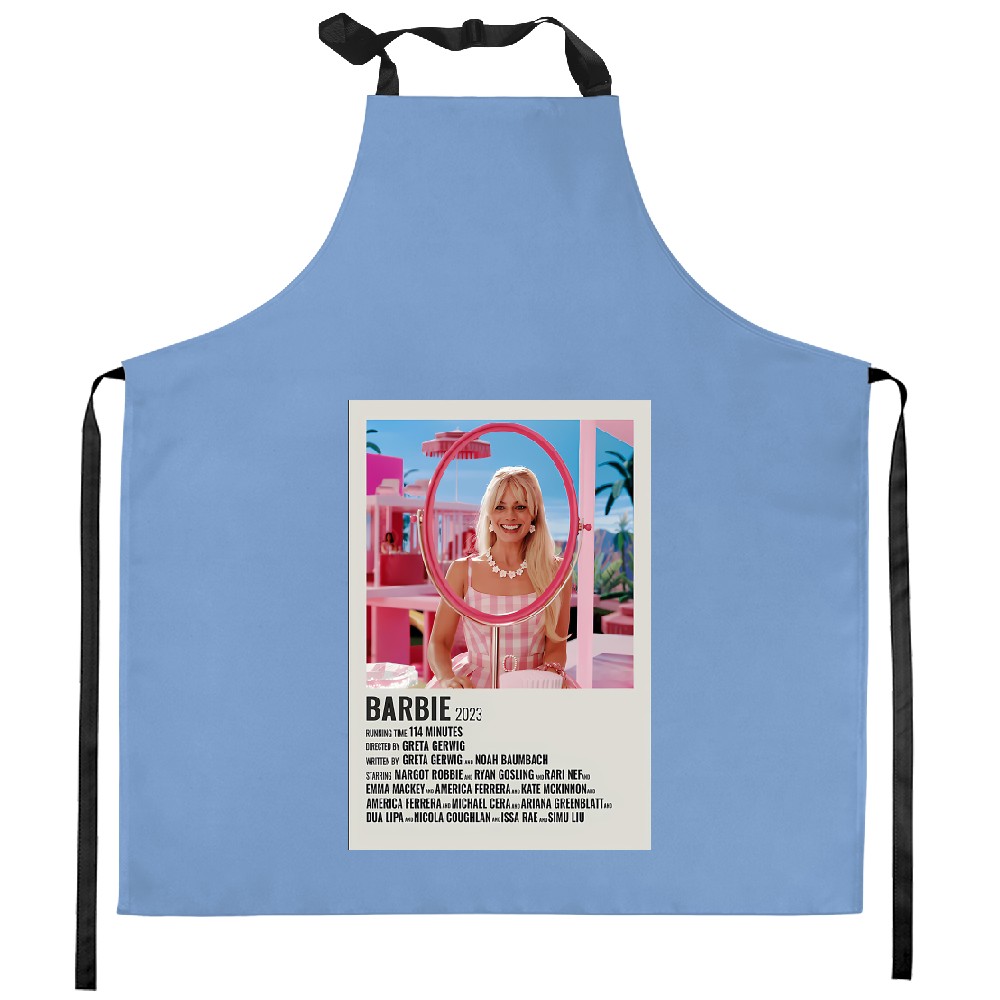 Oppenheimer Barbie Movie Kitchen Aprons