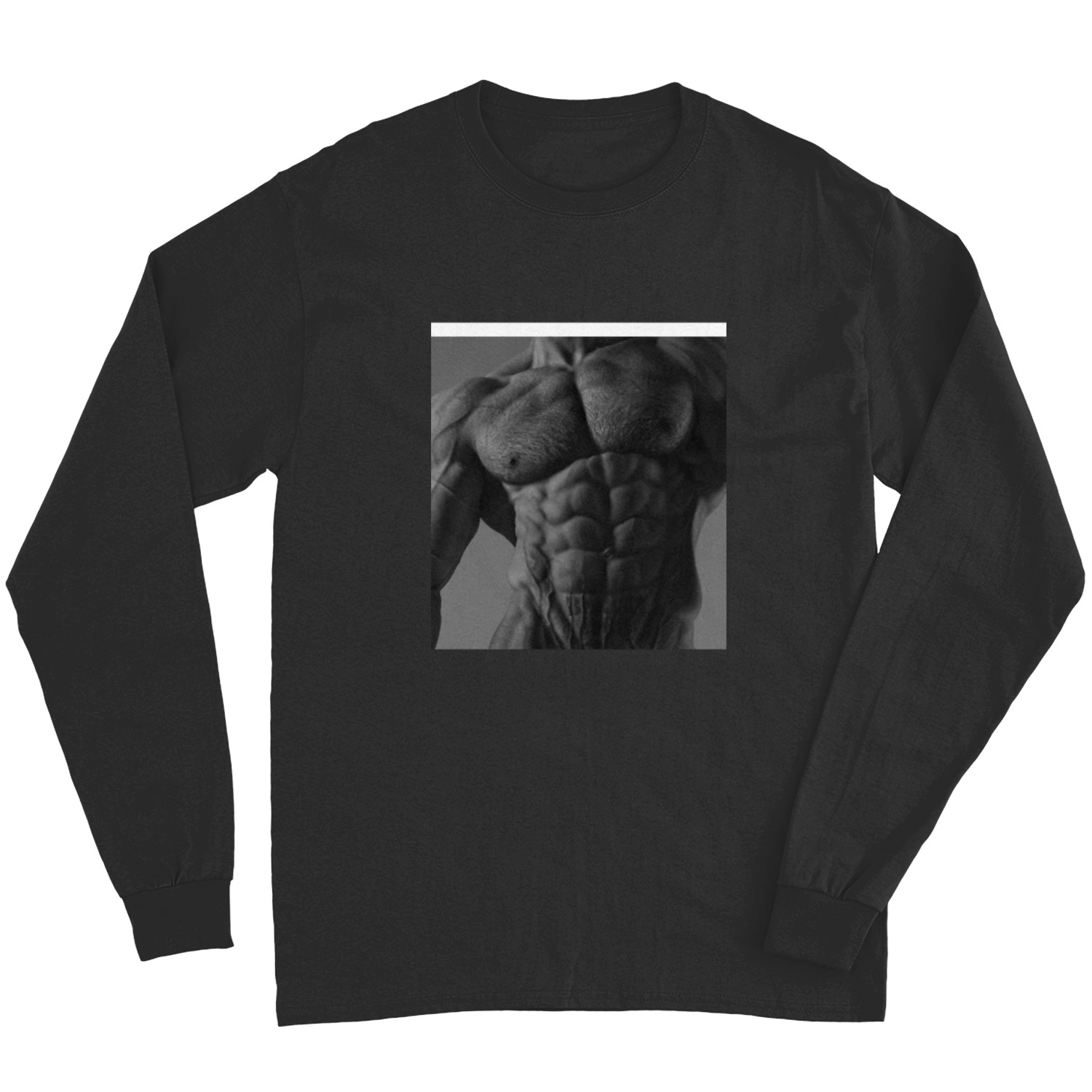 Products With Photos Of Giga Chad Muscles Sleeveless Toop Long Sleeves