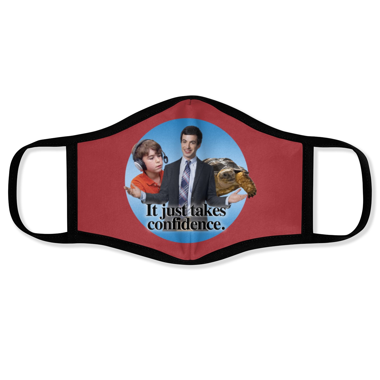 Nathan For You Confidence Kid Turtle Face Masks