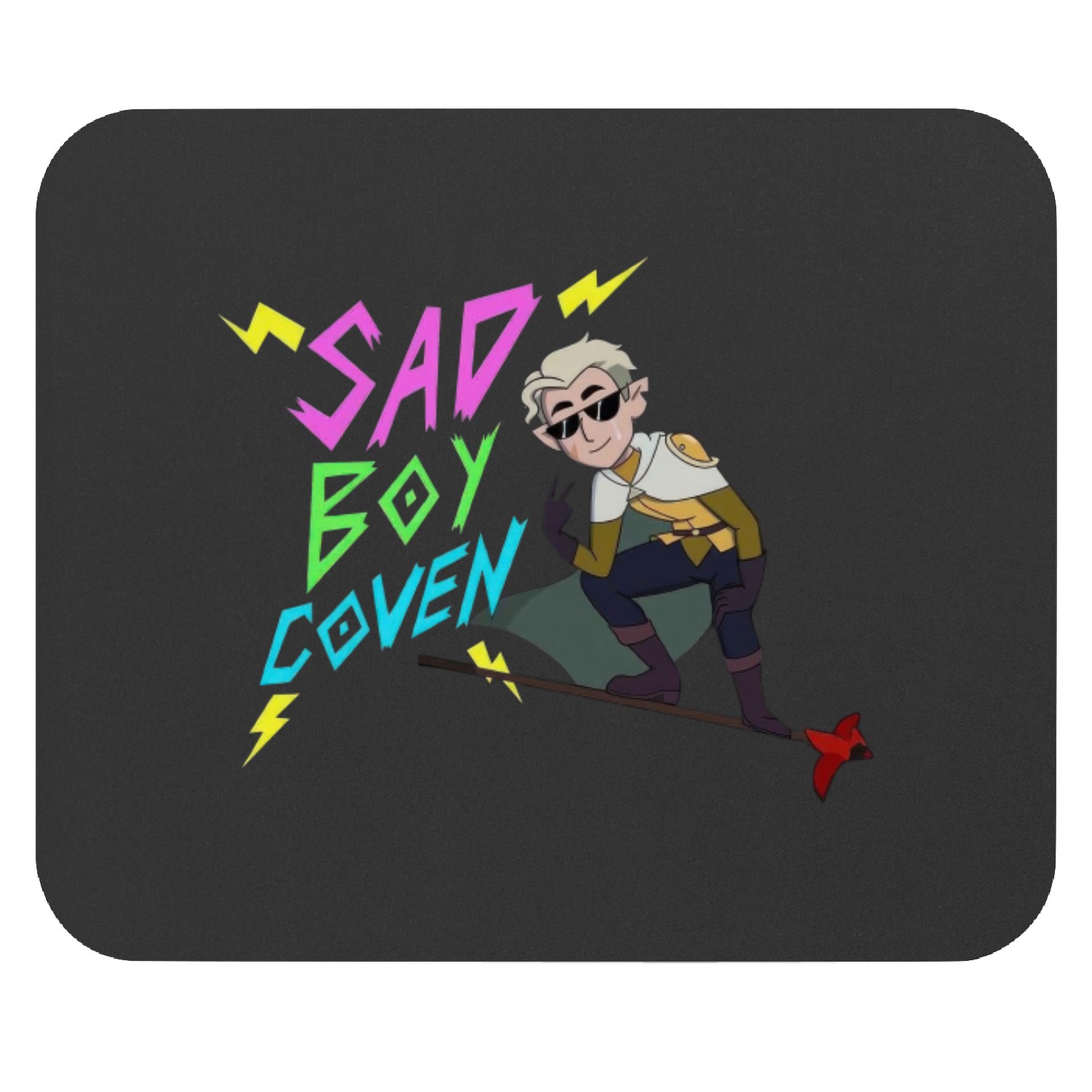 Sad Boy Coven Mouse Pads, Sad Boy Hunter Mouse Pads, The Owl House ...