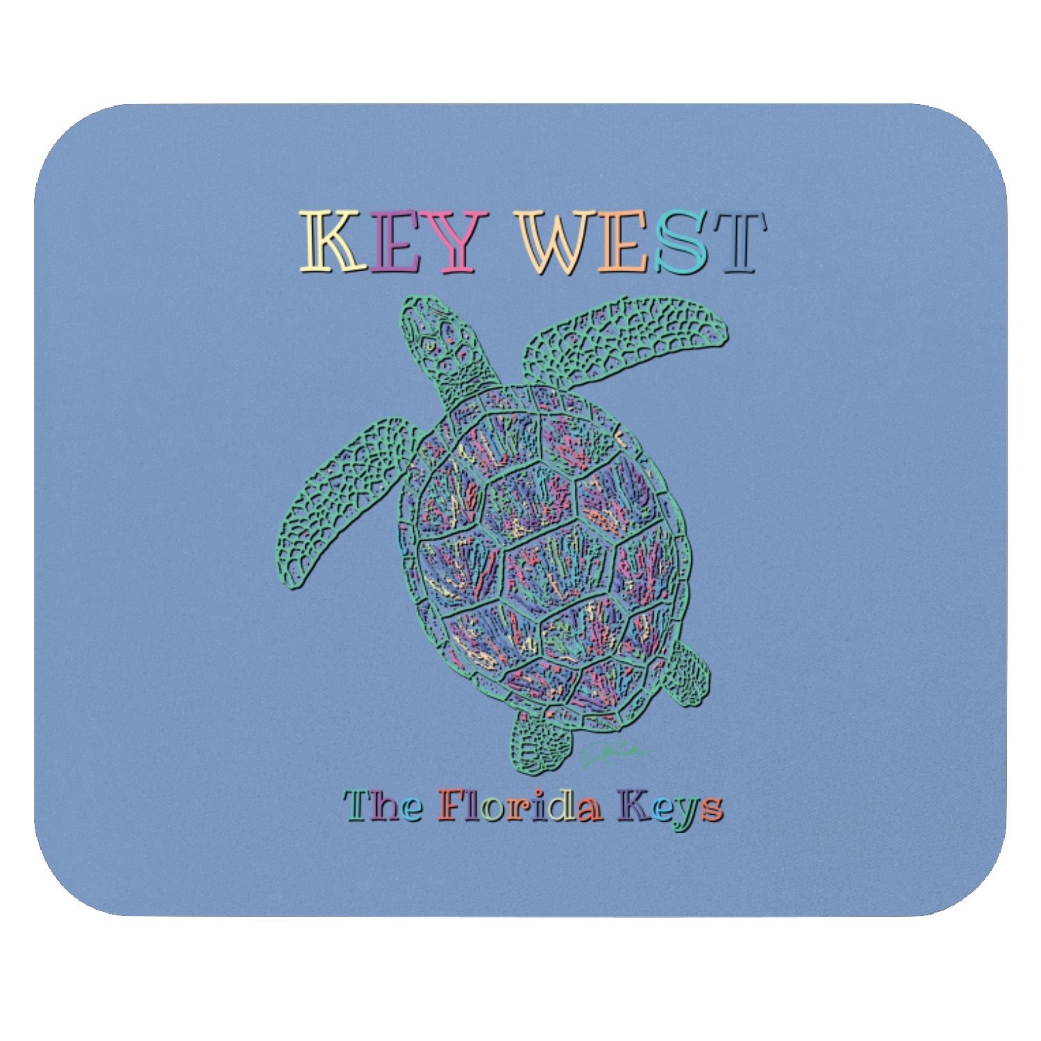 Key West, The Florida Keys, Sea Turtle Mouse Pads