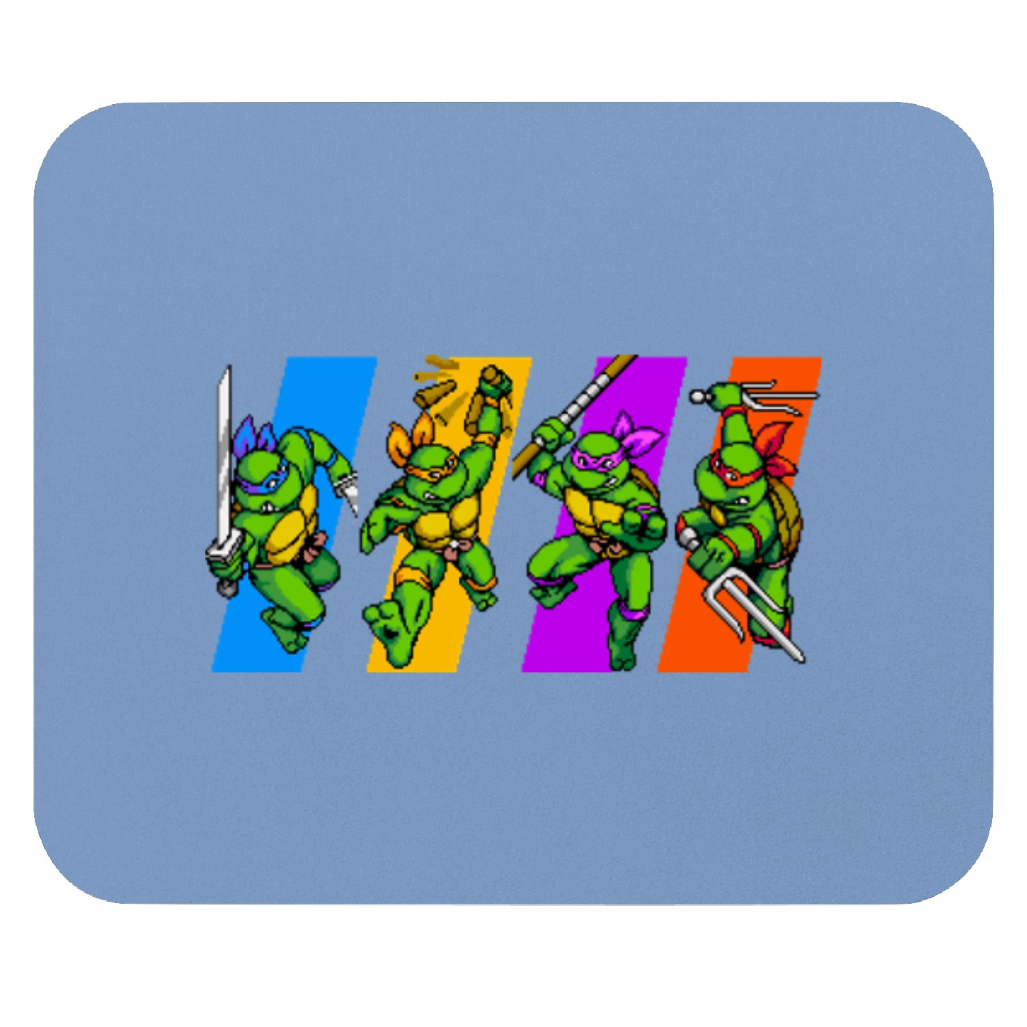 Ninja Turtles Pixel Art Arcade Mouse Pads