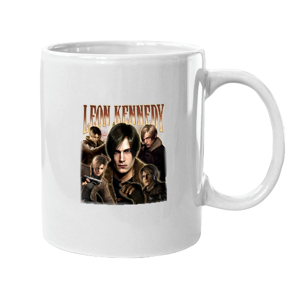 Leon Kennedy 90s Vintage Mugs, Leon Kennedy Mugs, Leon Kennedy Mugs ...