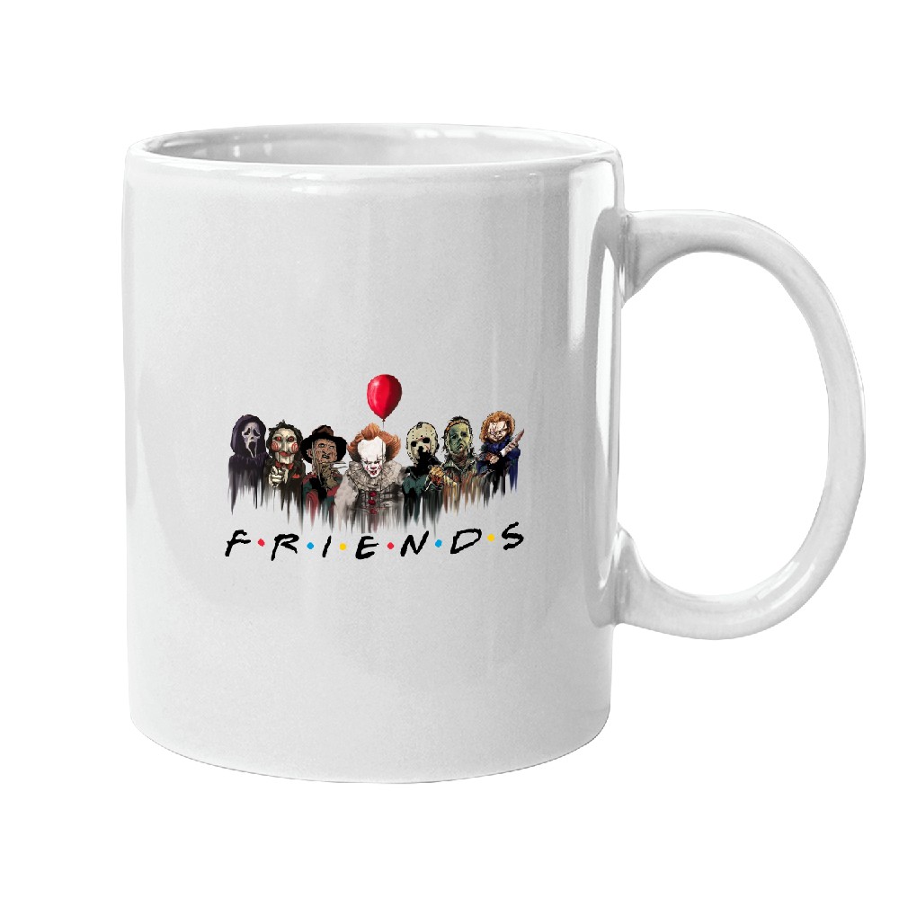 Halloween Horror Movie Killers Mugs/Mugs/Mugs, Friends Halloween ...