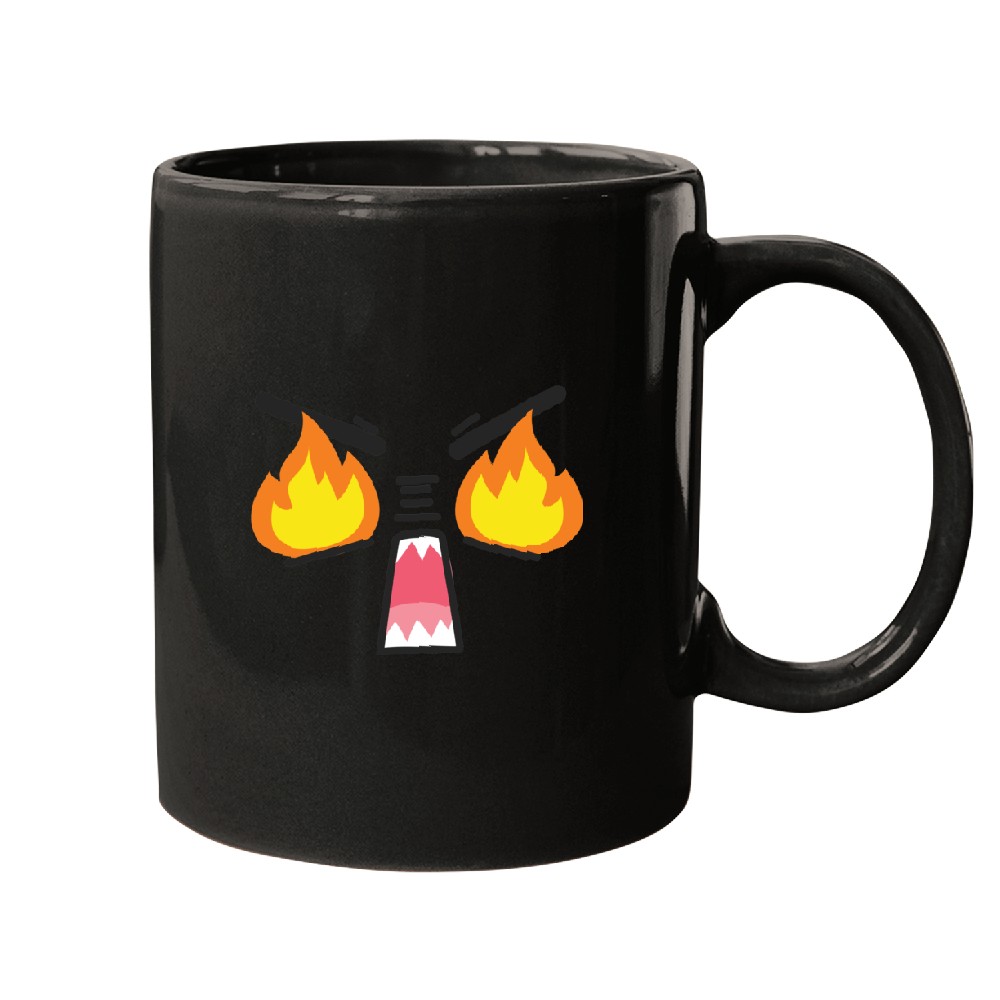 Angry Ascii Emoji Face Mugs