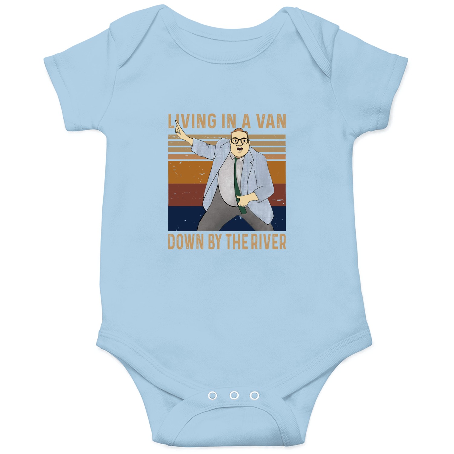 Saturday Night Live Matt Foley Living In A Van Down By The River Onesie