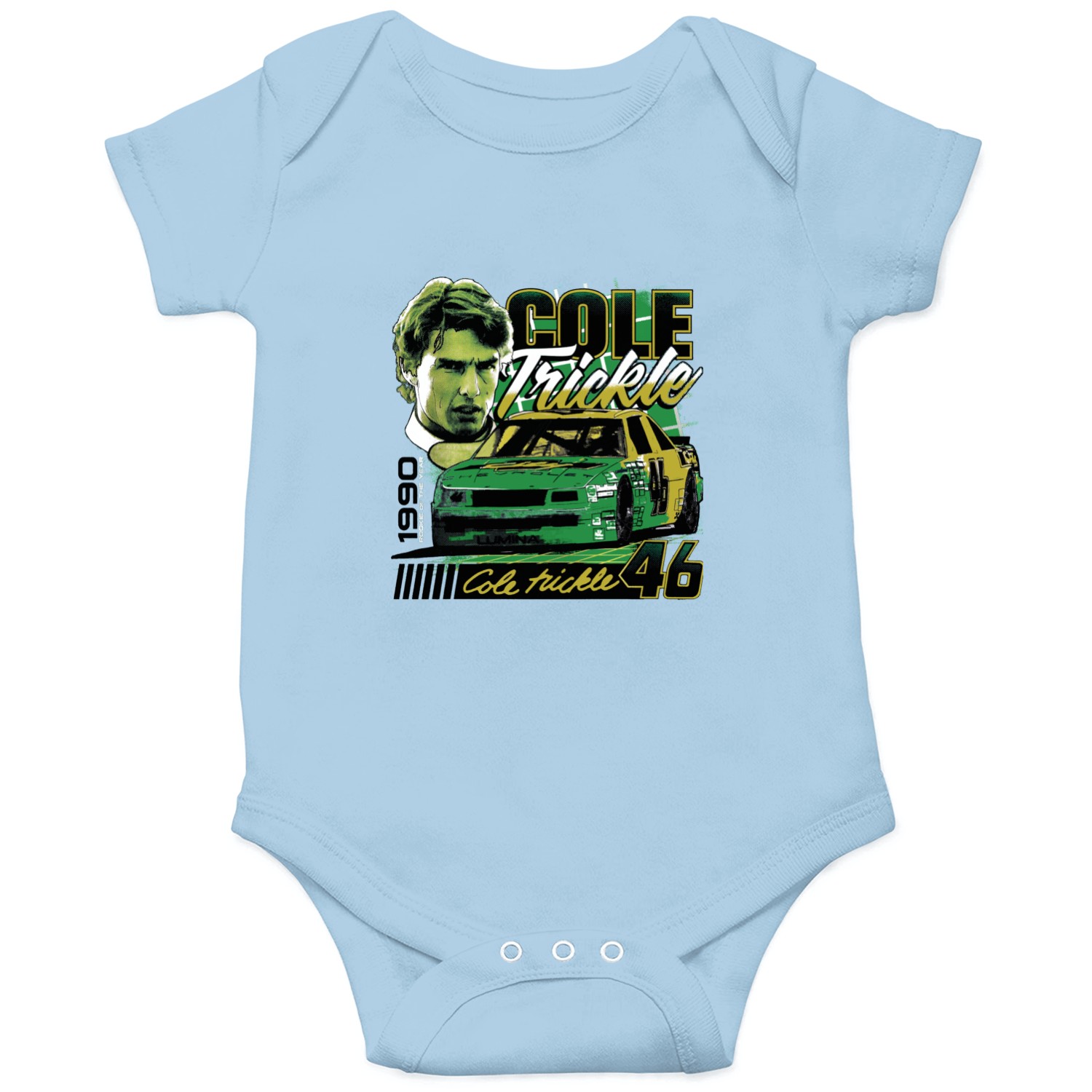 Days Of Thunder Cole Trickle 46 City Chevrolet Classic Onesie