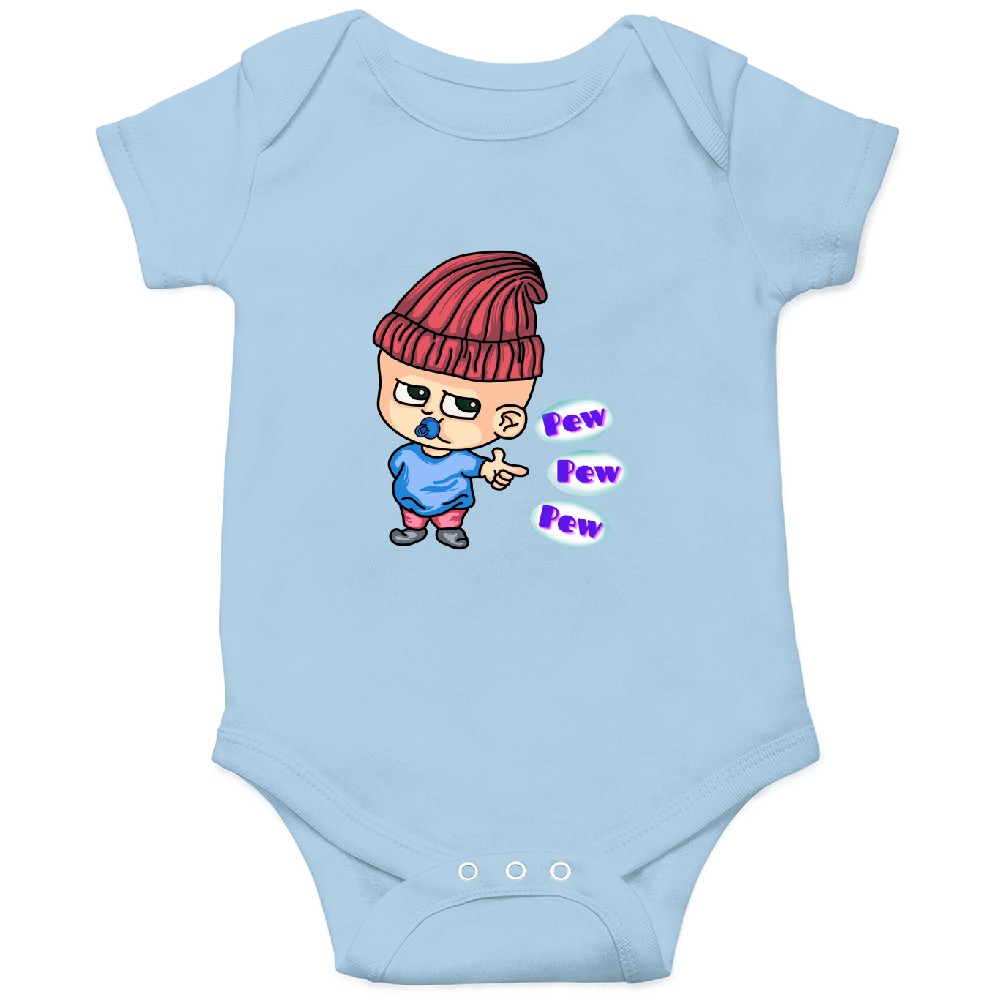 Beanie Baby Pew Pew Pew - Baby - Onesies