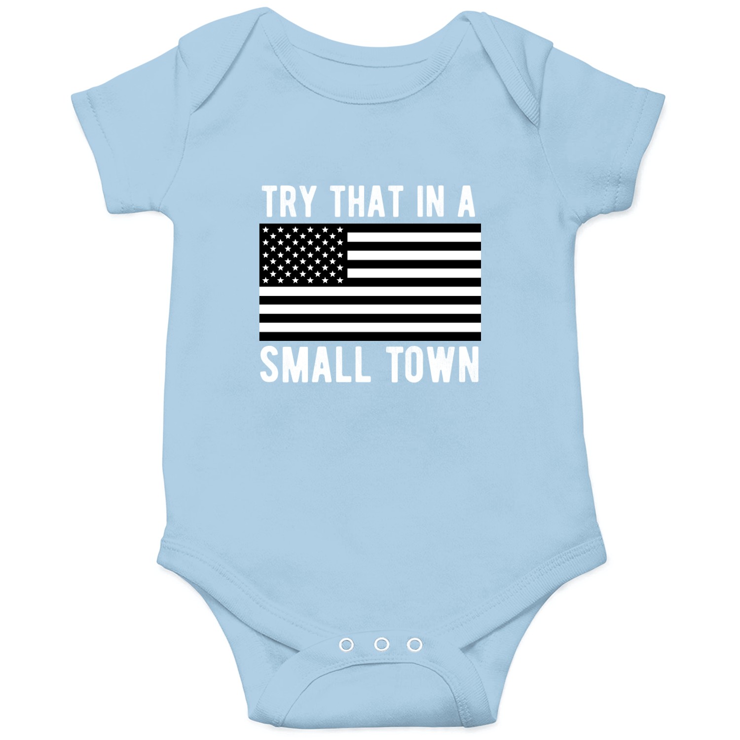 Try That Small Town USA Jason Country Onesies