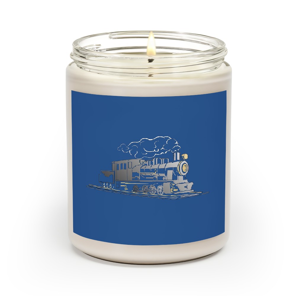 Steam Locomotive - Train - Steam Engine Scented Candles Designed & Sold ...