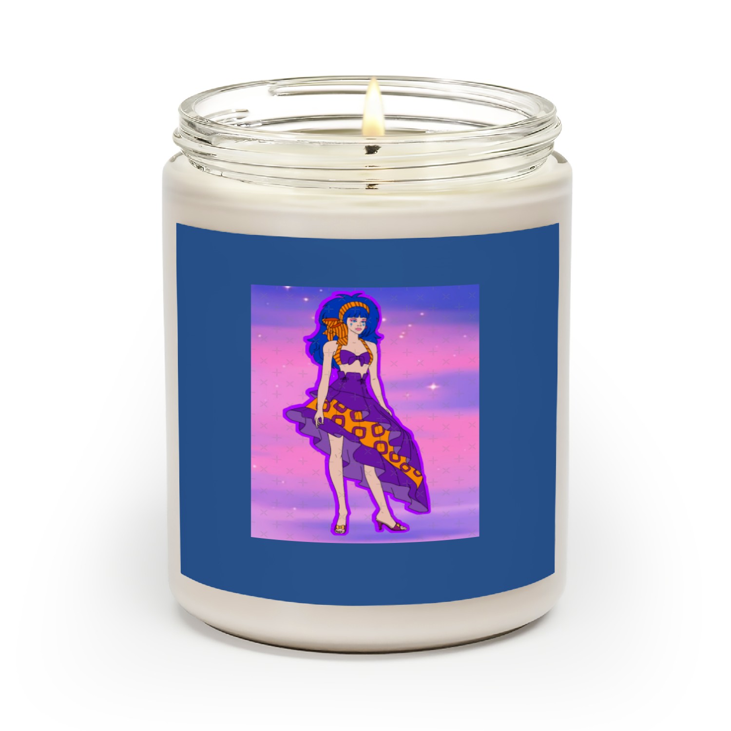 80s Aesthetic Stormer Pink Sky Scented Candles