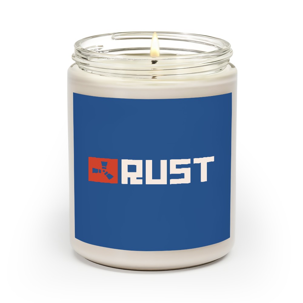 Rust Logo Scented Candles