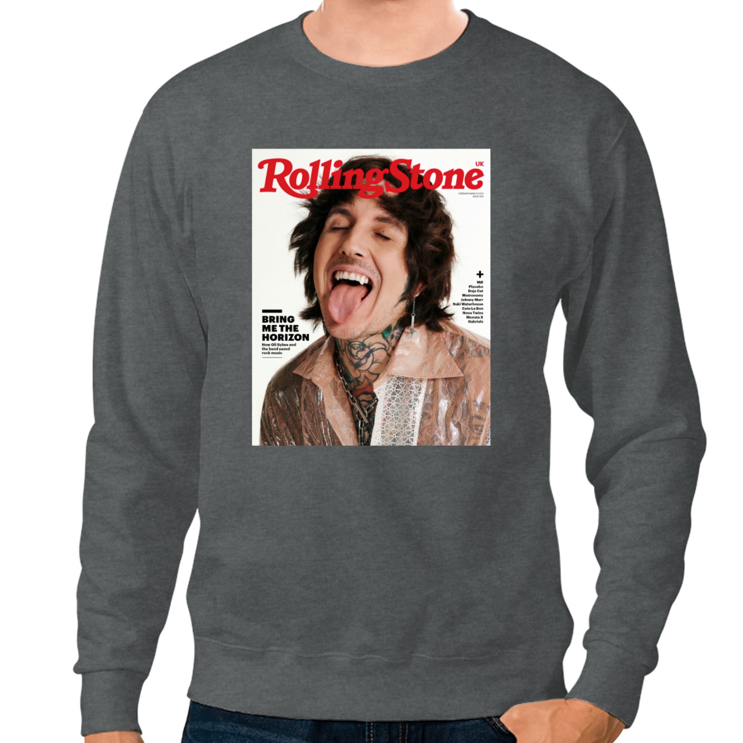 Oliver Sykes Magazine Sweatshirt, Bring Me The Horizon , Bring Me The ...