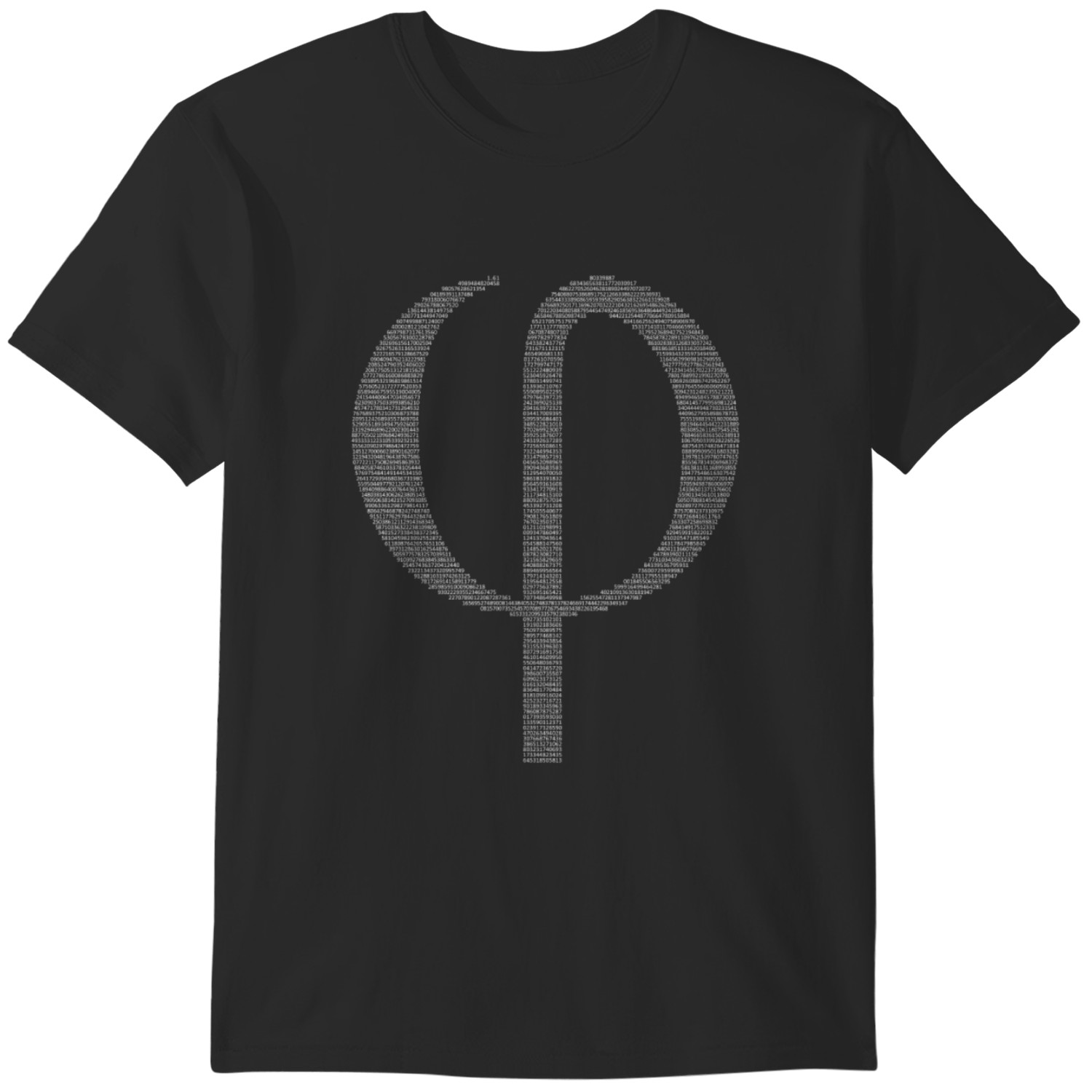 Die Zahlen In Dezimalzahlen: Golden Ratio Phi T-shirt