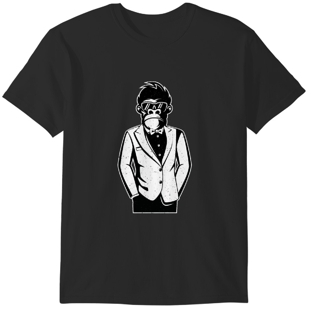 Pavian Popo Affe Pavianpopo Gorilla Monkey Affen T-shirt