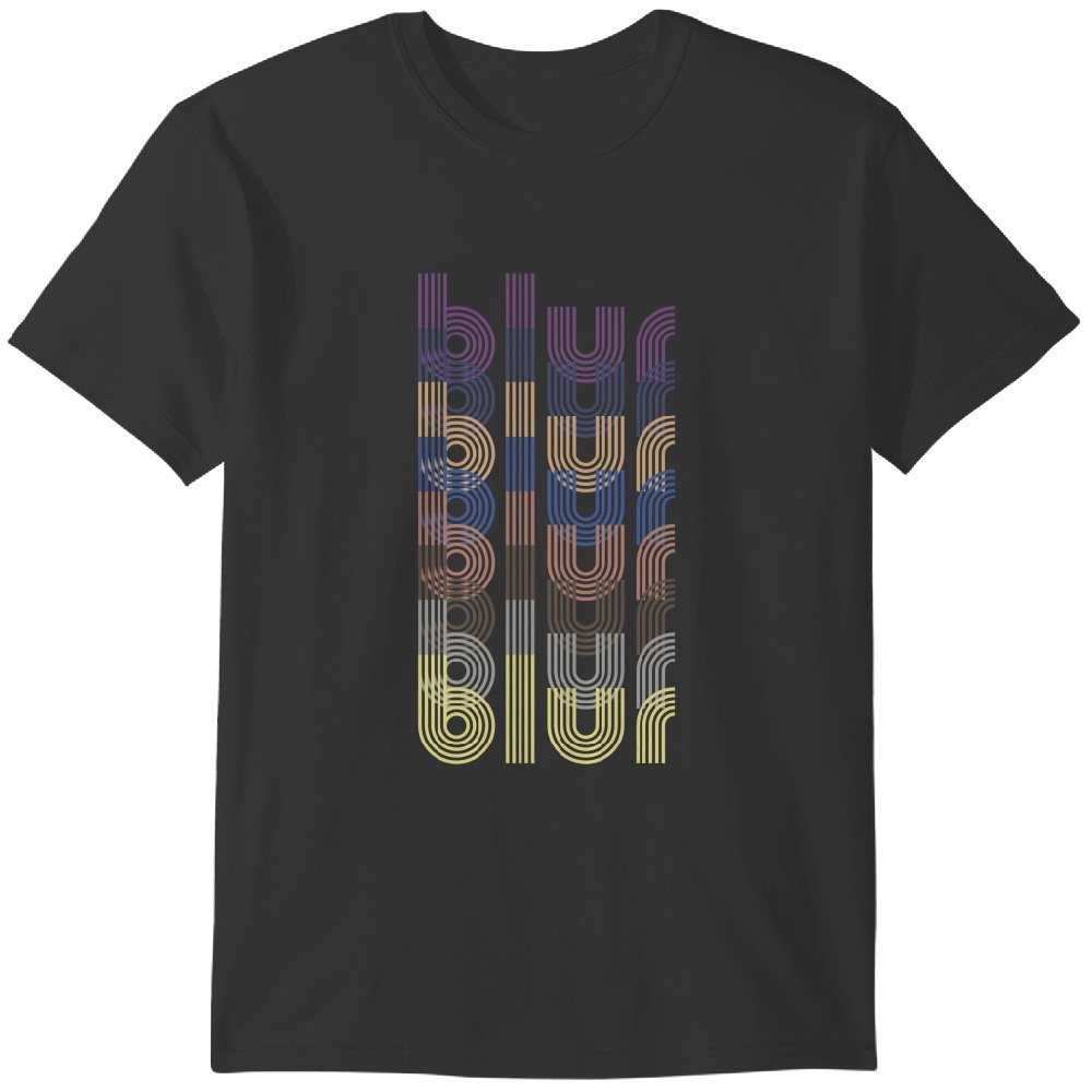 Blur Album Colours Organic T-Shirt - Britpop - Music - Band T-shirt