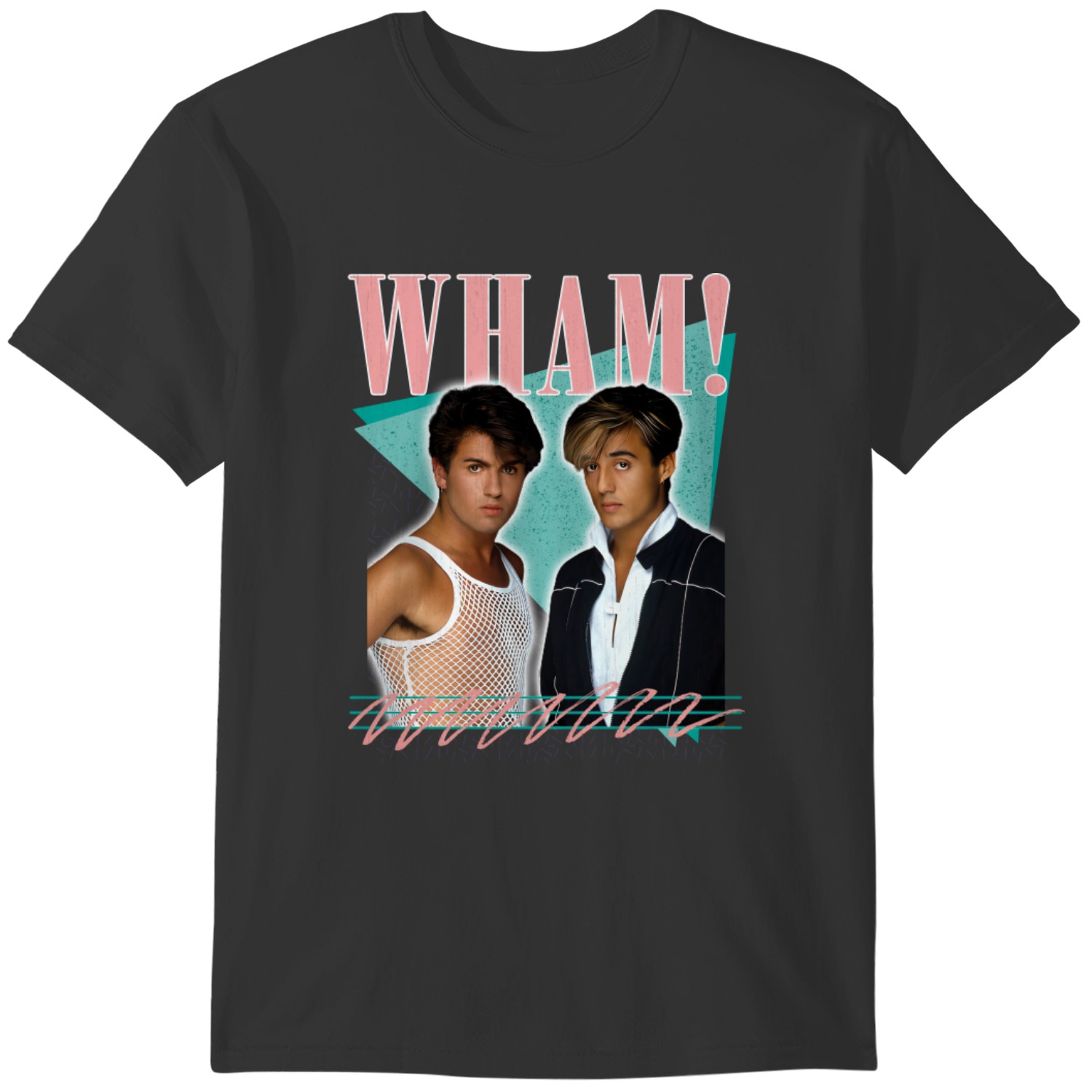 Wham! - Faded Vintage Aesthetic - Original Design - George Michael - T ...