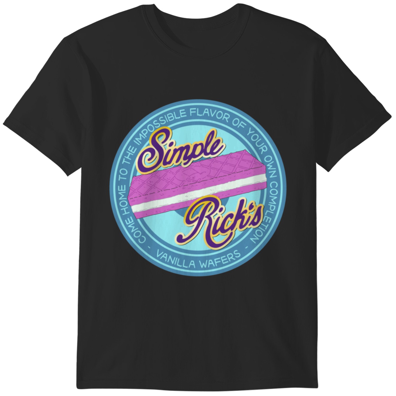 Simple Ricks Vanilla Wafers T-Shirts Designed & Sold By Michaella ...