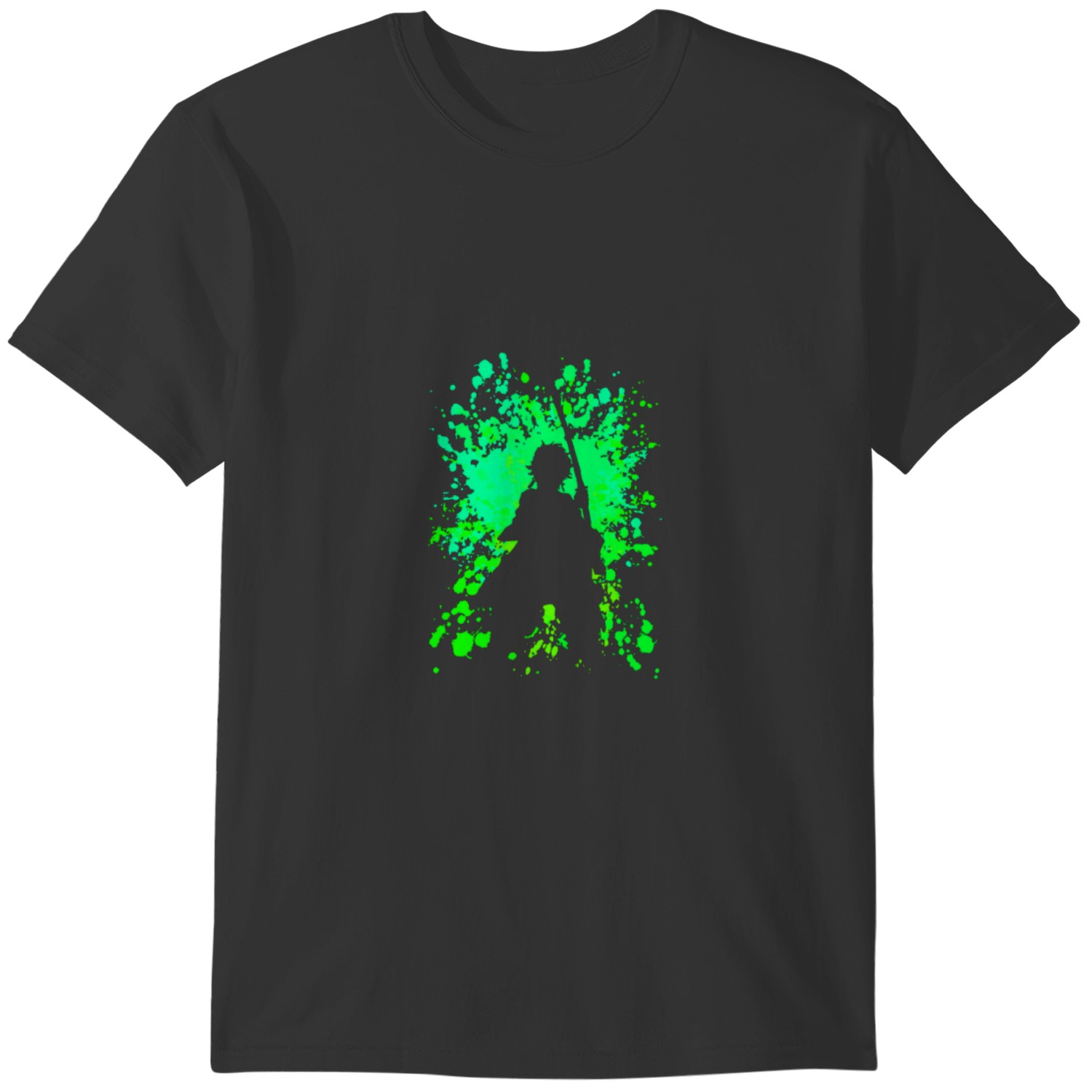 Tanjiror Paint Splatter Inspired T Shirts