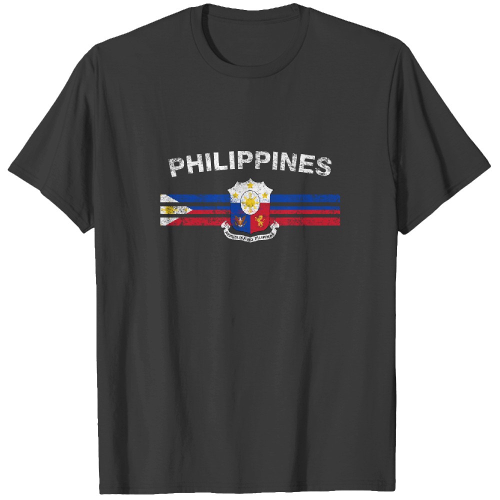 Filipino Flag Shirt - Filipino Emblem & Philippine T-shirt